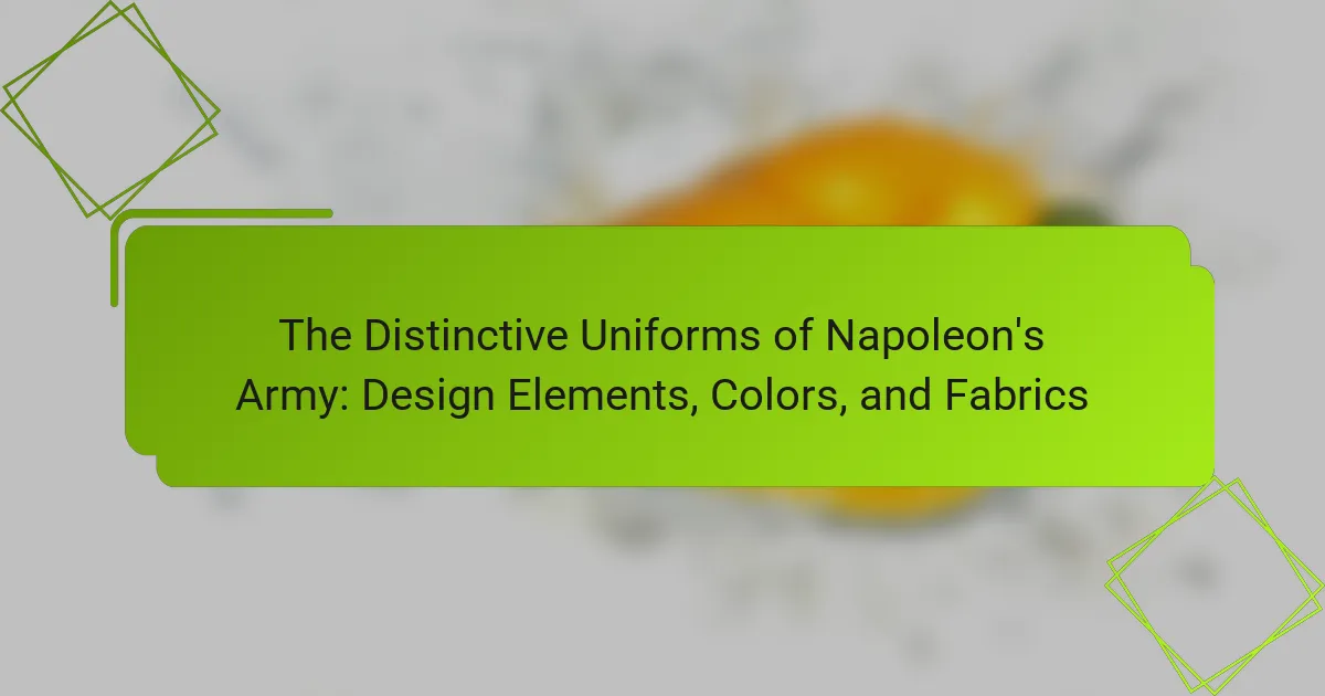 The Distinctive Uniforms of Napoleon's Army: Design Elements, Colors ...